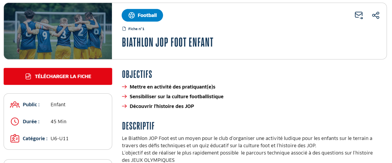Le Foot entre en Jeu : Zoom sur les fiches-action ! – Ligue de Football ...