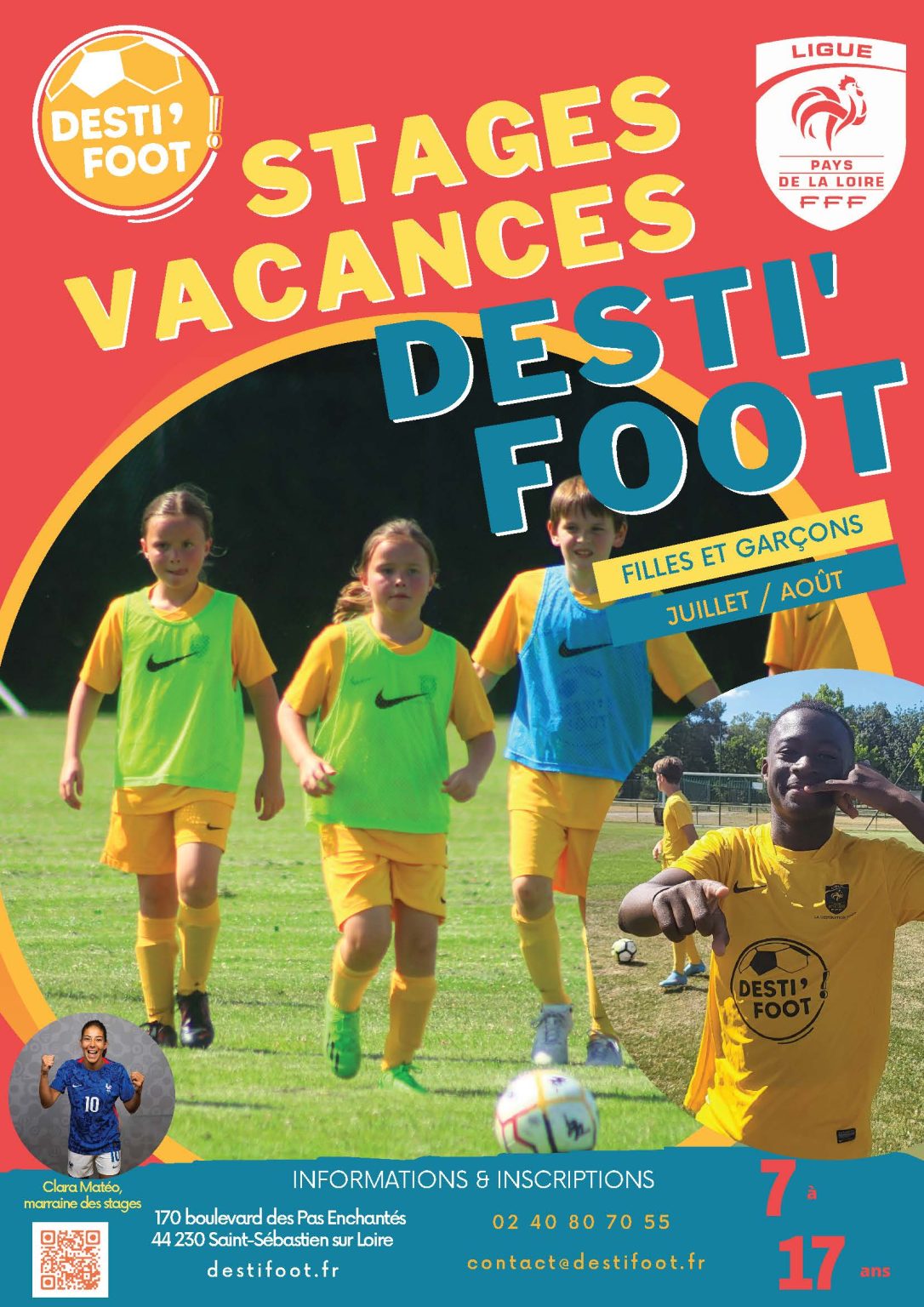 Stages d’été DESTIFOOT : les inscriptions sont ouvertes ! – Ligue de ...